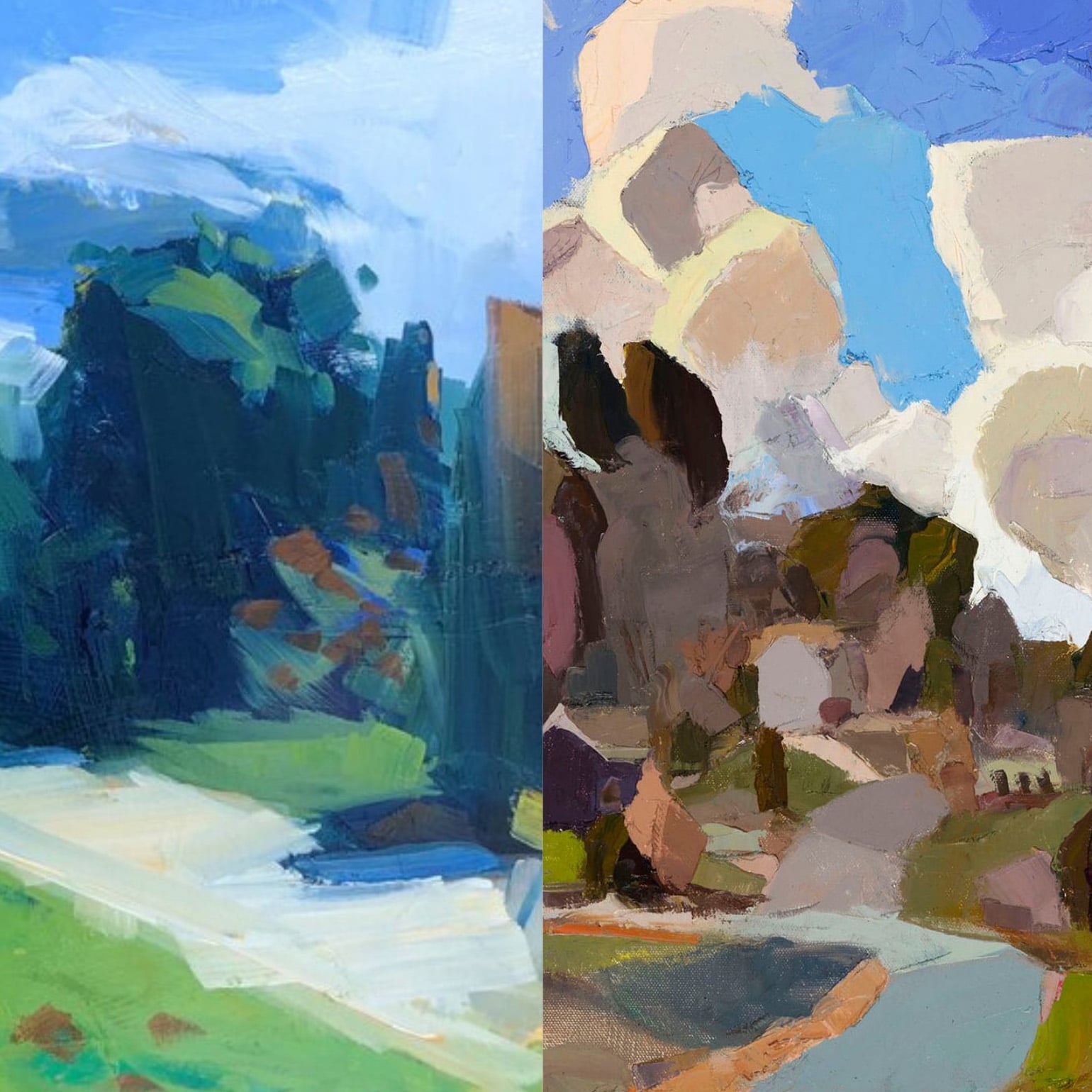Amy Brnger & Rick Fox - The Italian Landscape: Two Approaches - Winslow ...