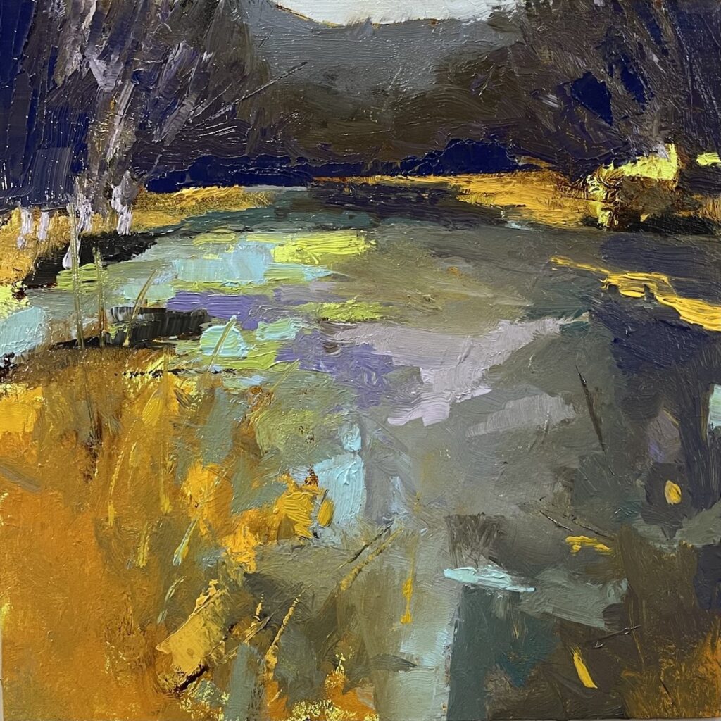 Scott Gellatly – Abstracting the Landscape Demo - Winslow Art Center