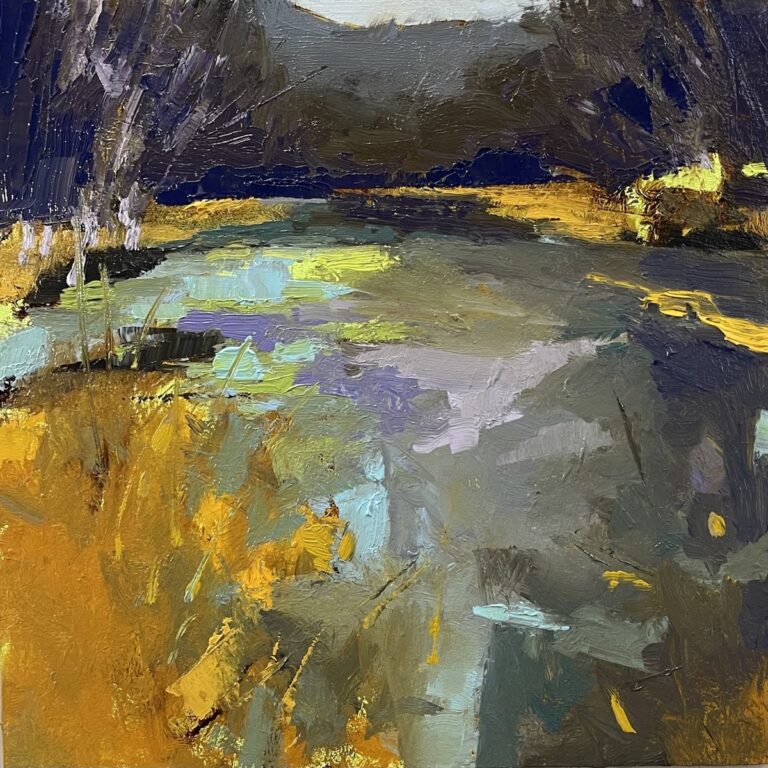 Scott Gellatly – Abstracting the Landscape Demo - Winslow Art Center