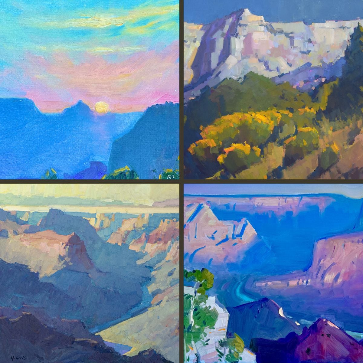 Painting the Grand Canyon with Robert Goldman & Anton Nowels - Winslow ...