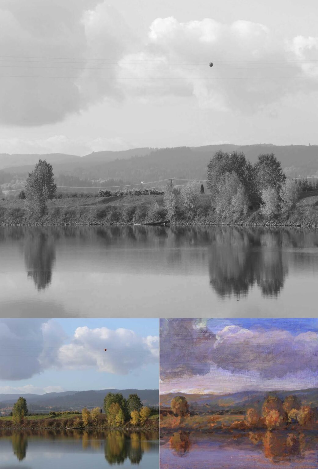 Wayne Jiang – Applying the Color Recipe to Autumn Landscape Painting in ...