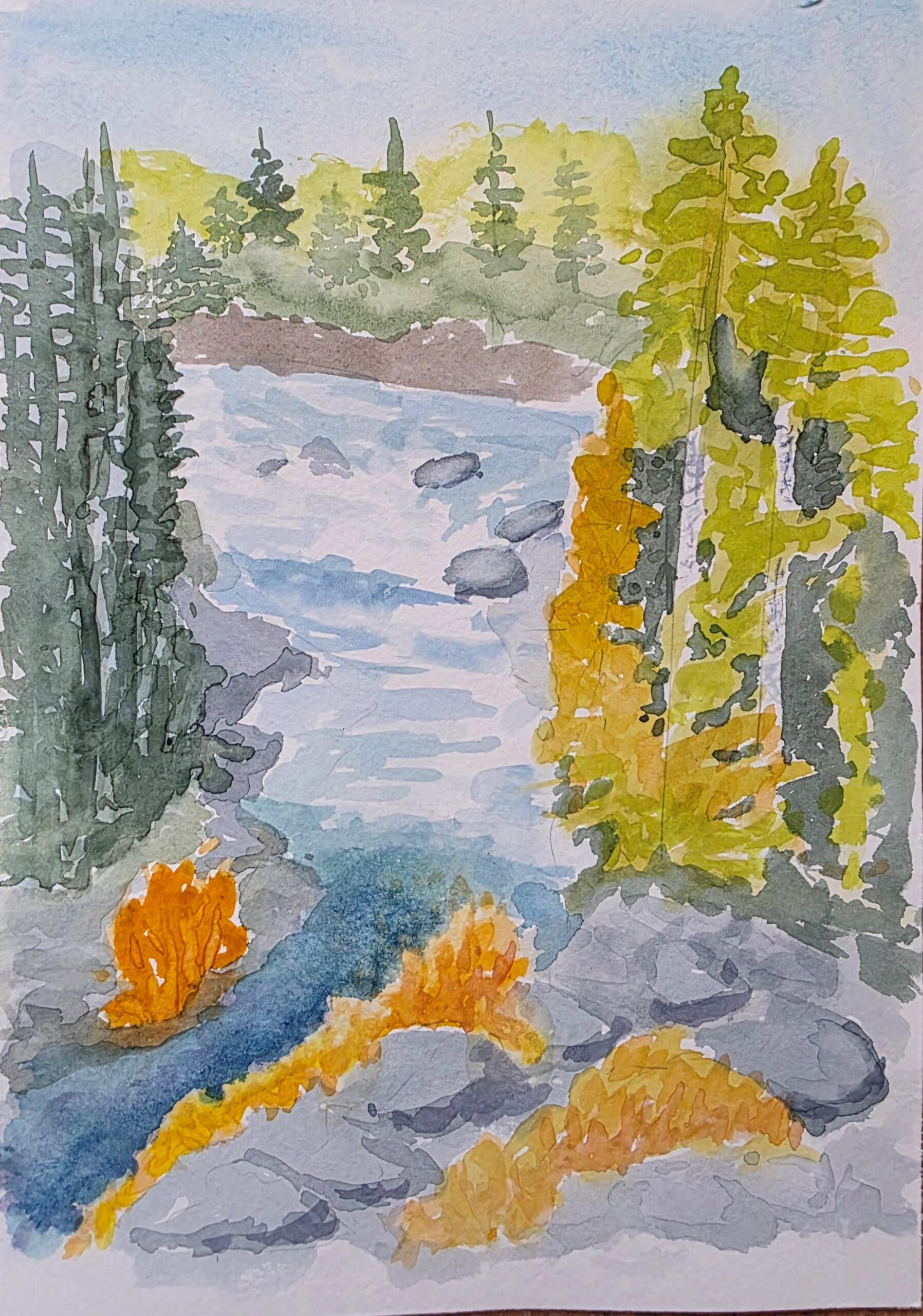 Molly Hashimoto – Autumn Watercolor Along the Wild & Scenic Rivers of ...